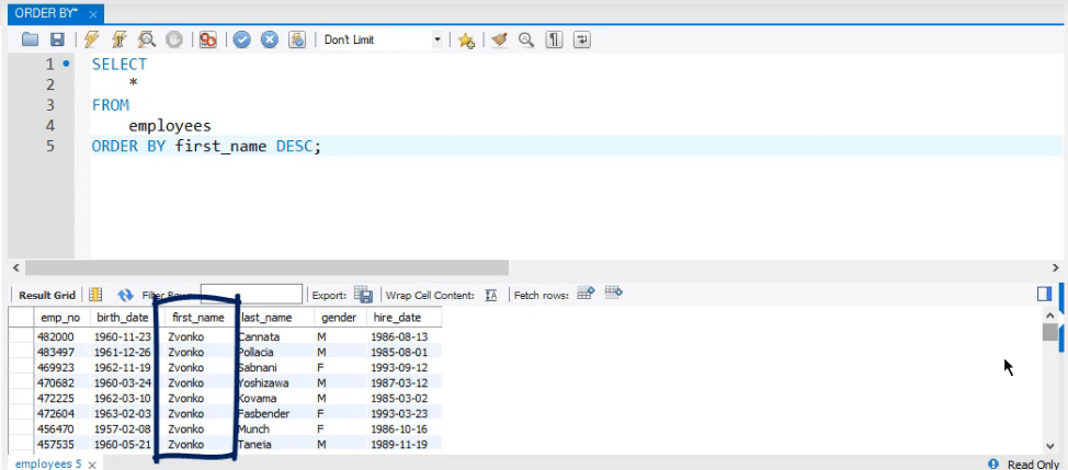 How To Use The SQL ORDER BY Clause 365 Data Science