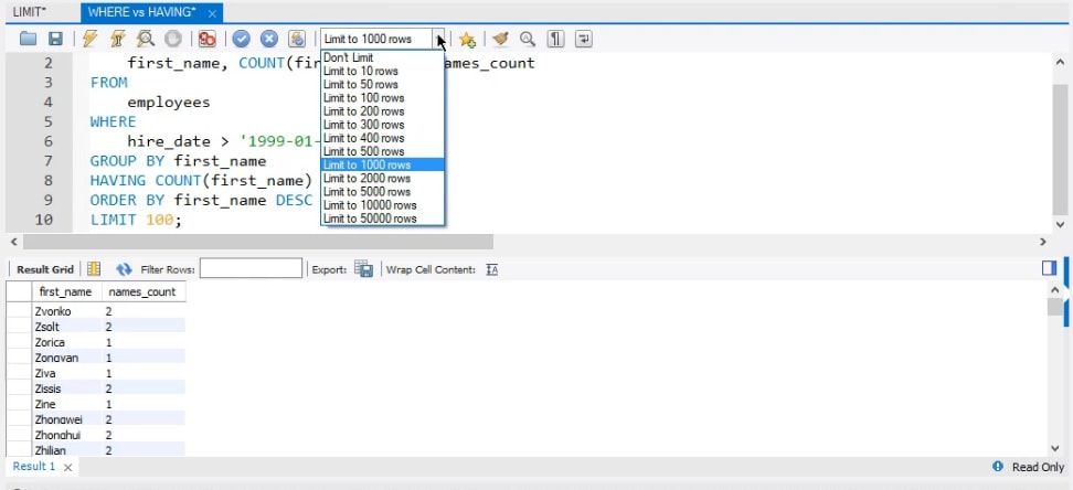 How To Use The Limit Statement In SQL 365 Data Science