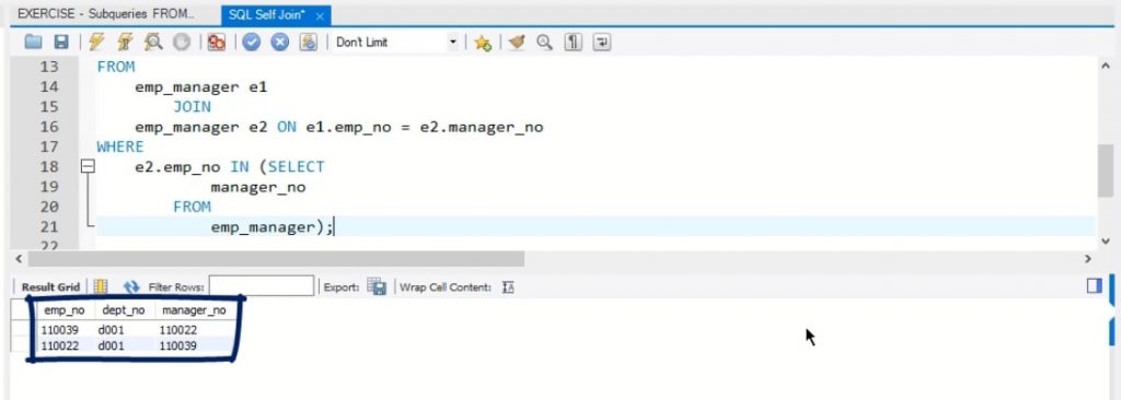 Learning How to Use the SQL SELF JOIN | 365 Data Science