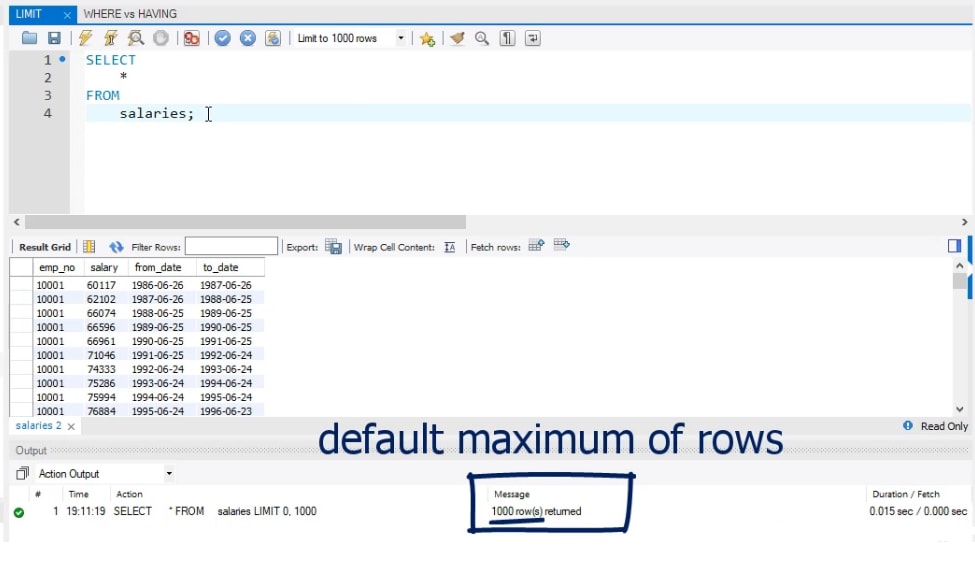 How To Use The Limit Statement In SQL 365 Data Science